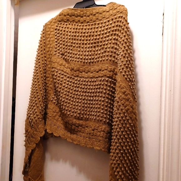 Charlie Paige | Jackets & Coats | Charlie Paige Poncho Brown | Poshmark